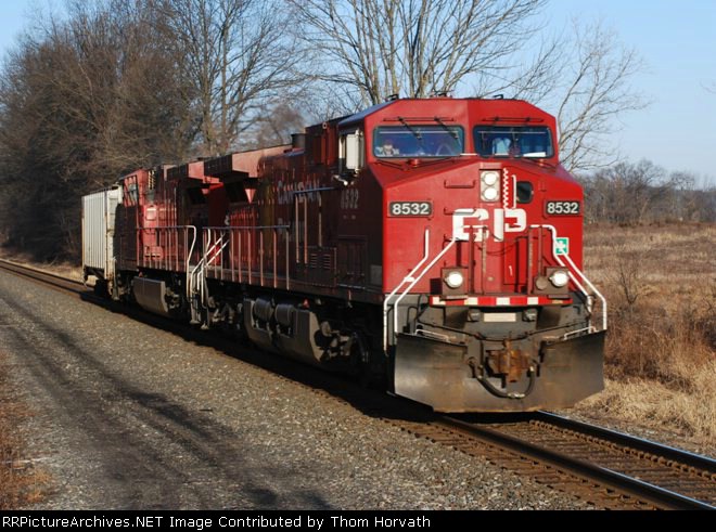 7:45 on Saturday morning finds CP38T with one car in tow